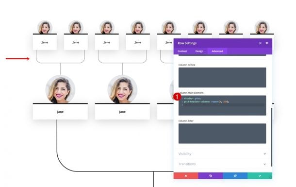 How to Create a Family Tree with Divi's Transform Settings