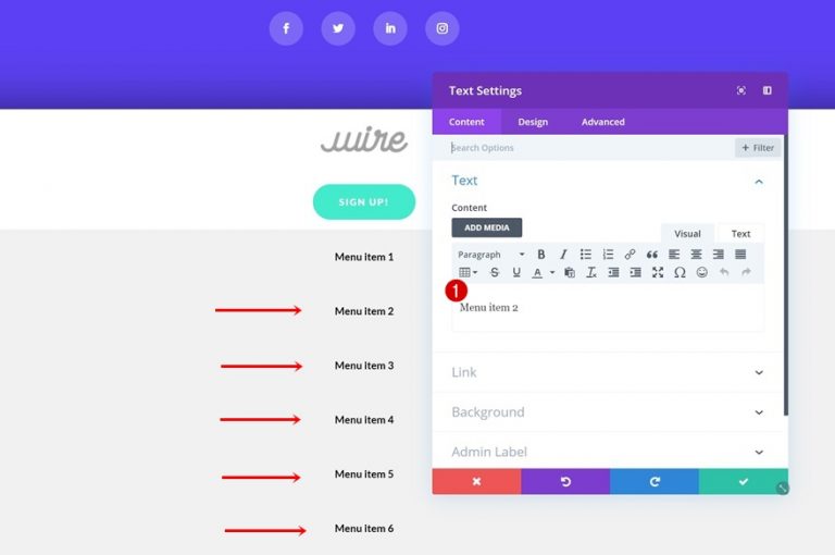 How to Create a Swipe Menu Bar for Your Website with Divi