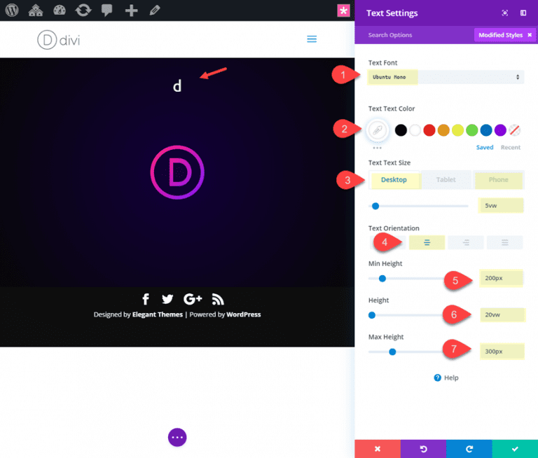 How to Create Curved Text Designs in Divi