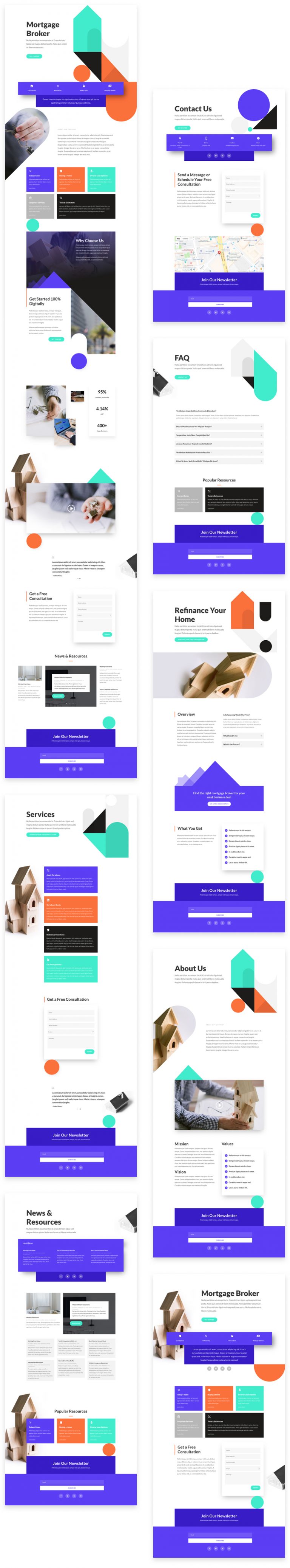 Get a FREE Mortgage Broker Layout Pack