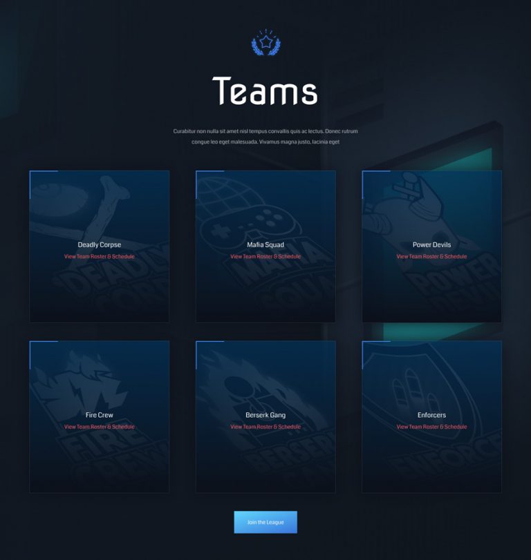 Get a FREE eSports Layout Pack for Divi