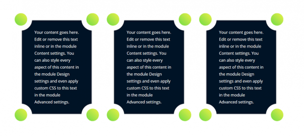 How to Create Floating Corner Designs for Content in Divi
