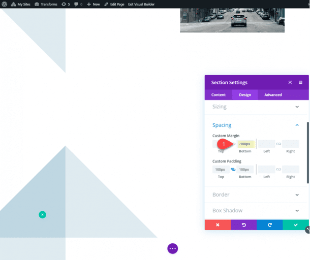How to Use Transform Options to Design Unique Section Divider ...