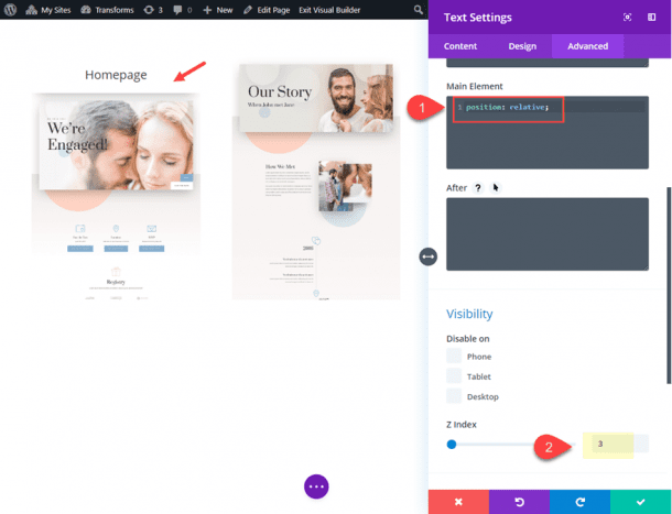 How To Add A Scroll Down Hover Effect To Preview Web Page Designs In Divi