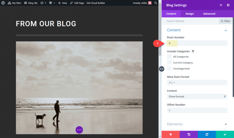 How to Design a Scrollable Recent Posts Widget Area in Divi