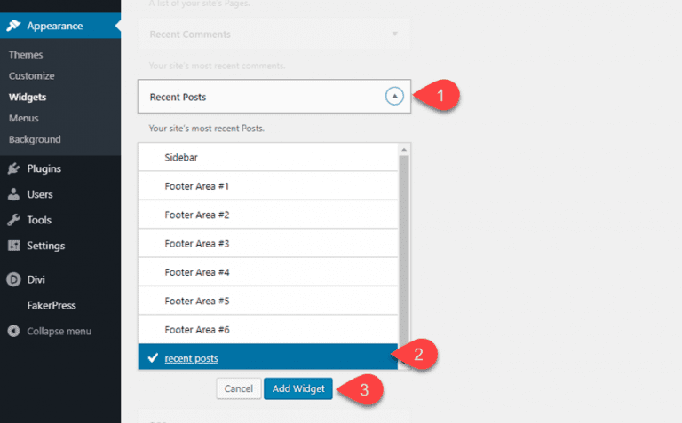 How to Design a Scrollable Recent Posts Widget Area in Divi