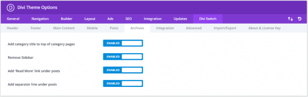 Divi Plugin Highlight - Divi Switch