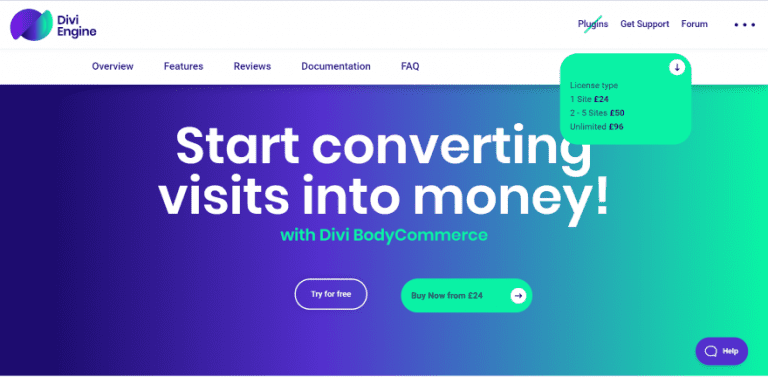 Divi Plugin Highlight: Divi BodyCommerce