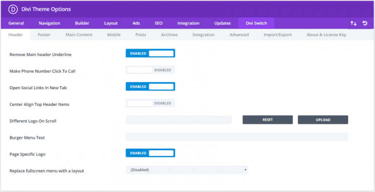Divi Plugin Highlight - Divi Switch