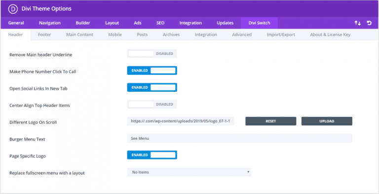 Divi Plugin Highlight - Divi Switch