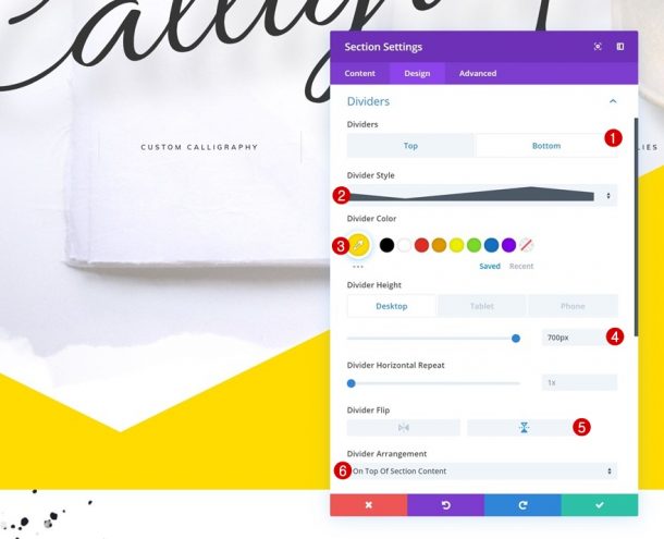 How to Rotate Section Dividers to Create Stunning Side Borders with ...