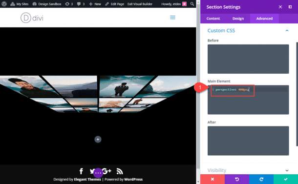 How to use Perspective with Transform Options to Design 3D Photo Walls ...