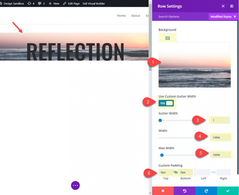 How to Design Reflections for Images and Text in Divi