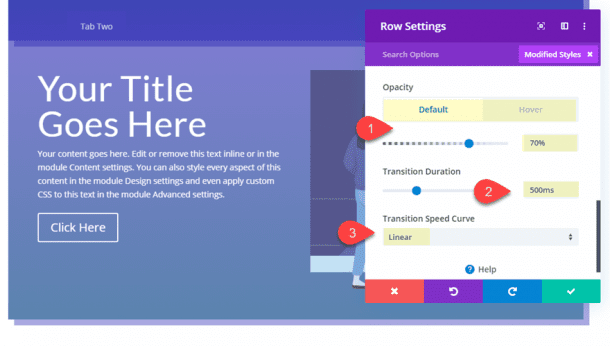 How To Convert Divi Rows Into Horizontal And Vertical Hover Tabs