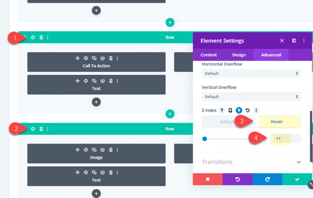 How to Convert Divi Rows into Horizontal and Vertical Hover Tabs