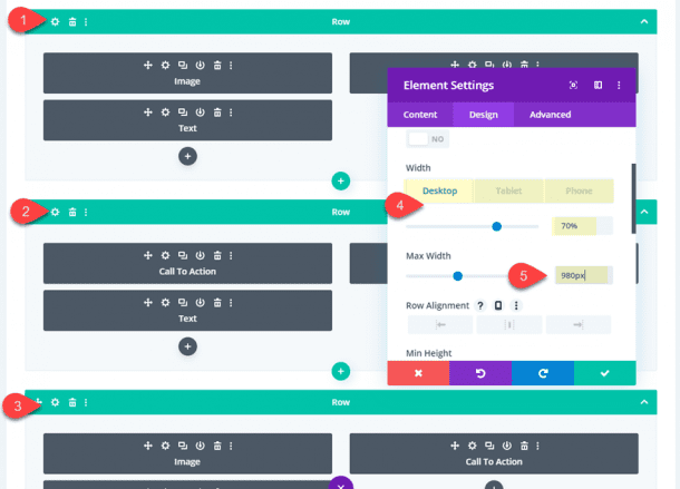How to Convert Divi Rows into Horizontal and Vertical Hover Tabs