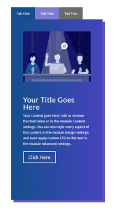 How to Convert Divi Rows into Horizontal and Vertical Hover Tabs