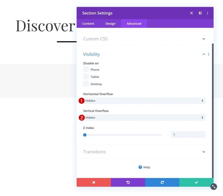 Elegantly Hiding Your Copy Below Section Dividers in a Stunning Design ...
