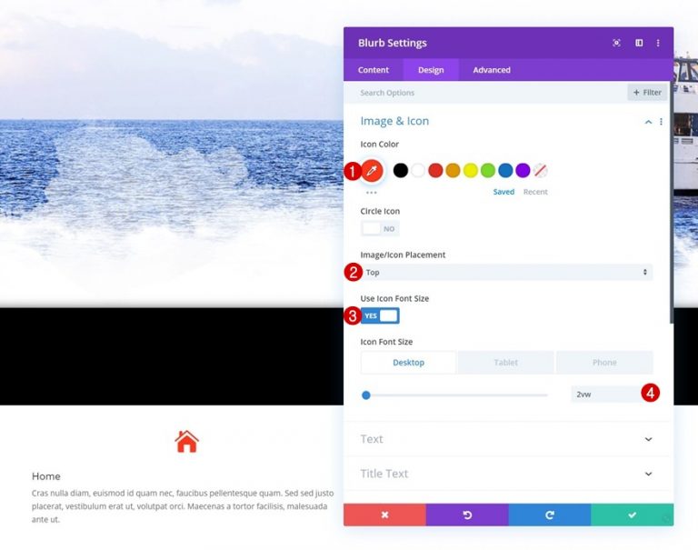 How to Create a Blurb Menu on Hover/Click for Your Page with Divi