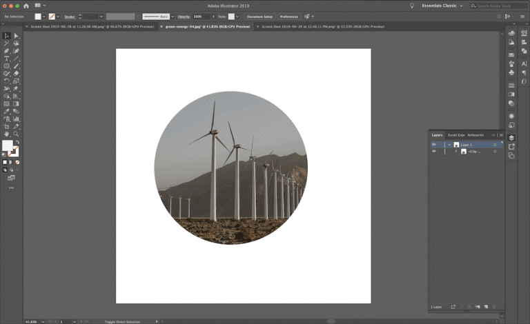 How to Crop an Image in Adobe Illustrator CC