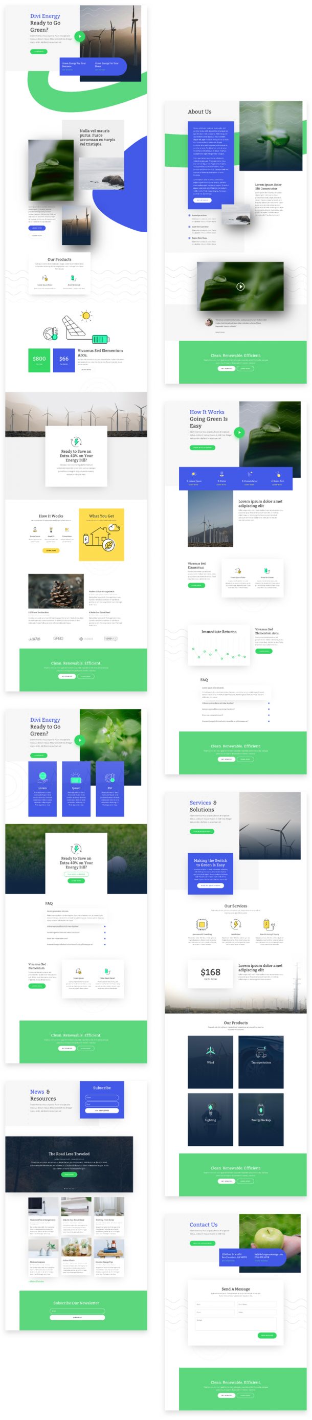 Get a FREE Green Energy Layout Pack