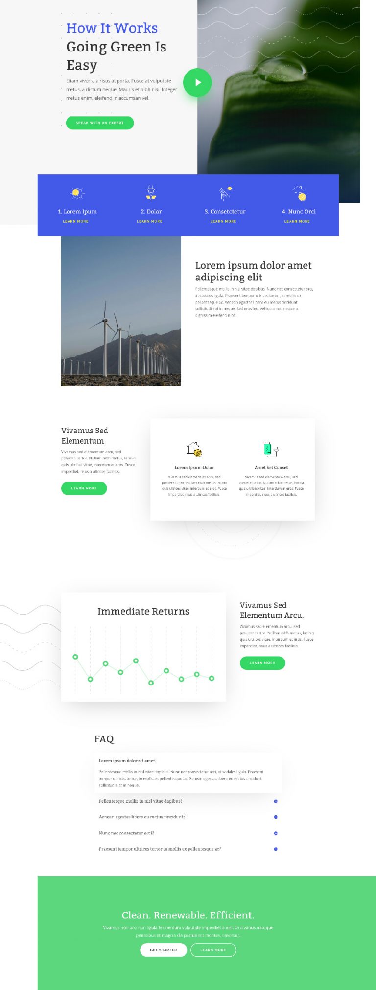 Get a FREE Green Energy Layout Pack
