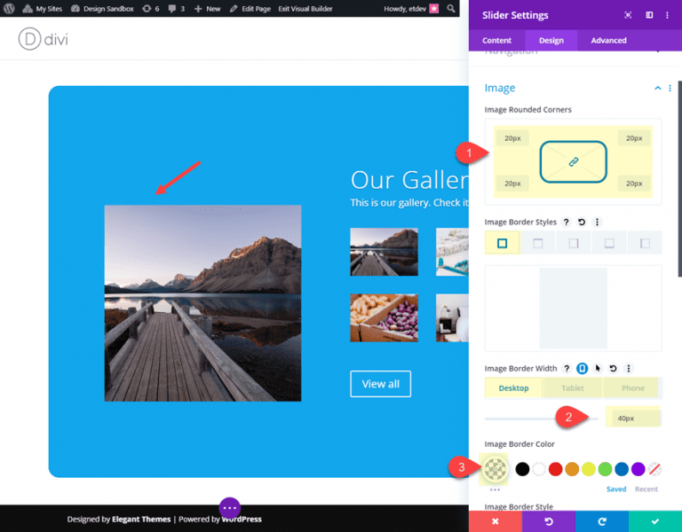 How to Create a Custom Photo Gallery Slider in Divi
