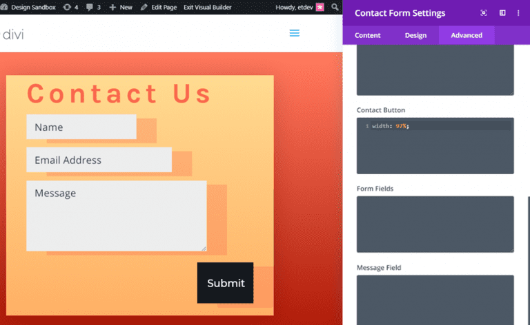 How to Use vw and vh Length Units to Design a Responsive Contact Form ...