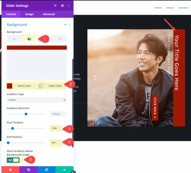 How to Add Vertical Slider Elements to Divi's Slider Module for a ...