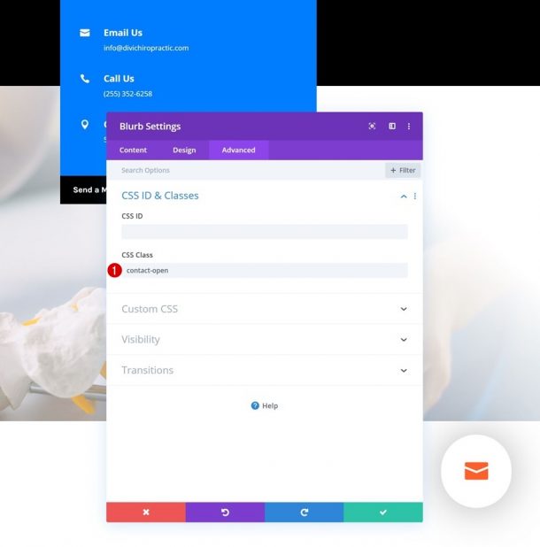 How to Create a Fixed Contact Form Corner Popup with Divi's Sizing Options