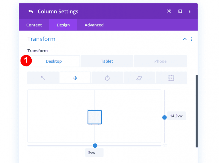 How To Create Overlapping Columns With Divis Column And Transform 8904