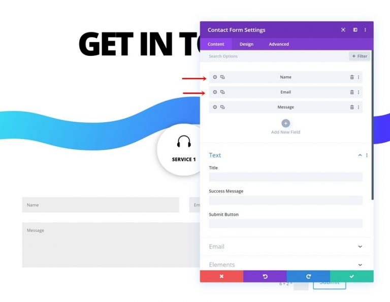 Creating Multiple Targeted Contact Forms on Hover in One Design with Divi