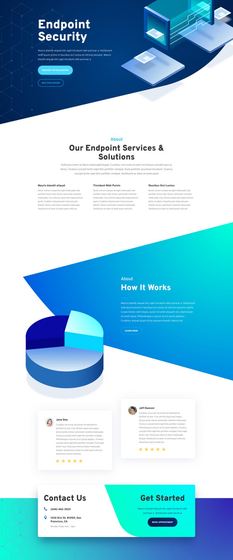 Get a FREE Cyber Security Layout Pack for Divi