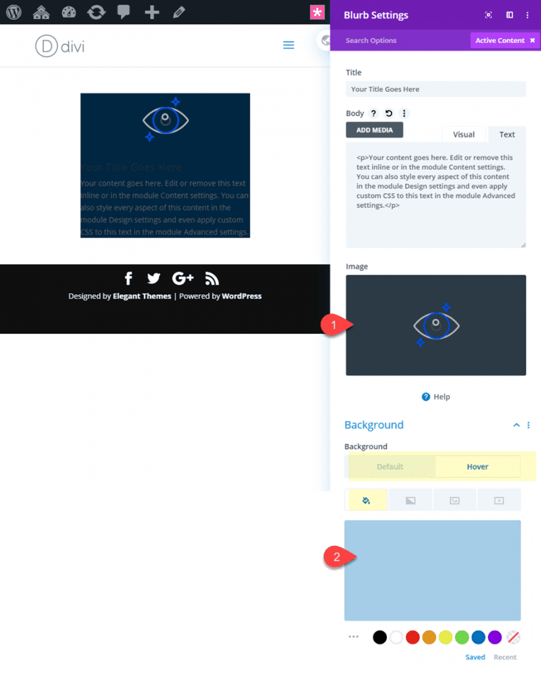 How To Trigger Hover Effects For A Module Column And Row Simultaneously
