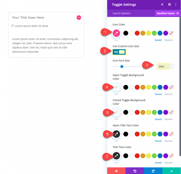 How to Use Divi's Text and List Style Options for Unique Toggle and ...