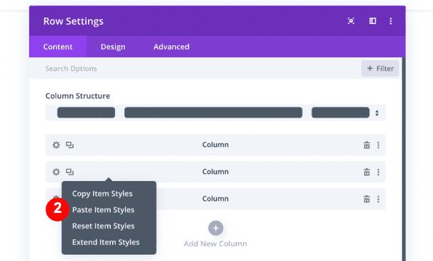 How To Create Overlapping Columns With Divis Column And Transform Options