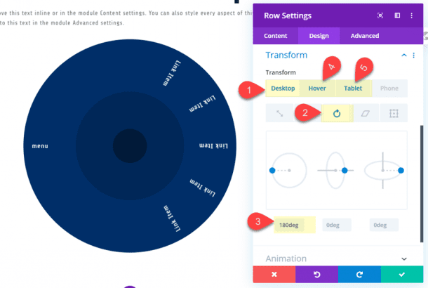 How to Create a Spinning Menu Wheel on Hover