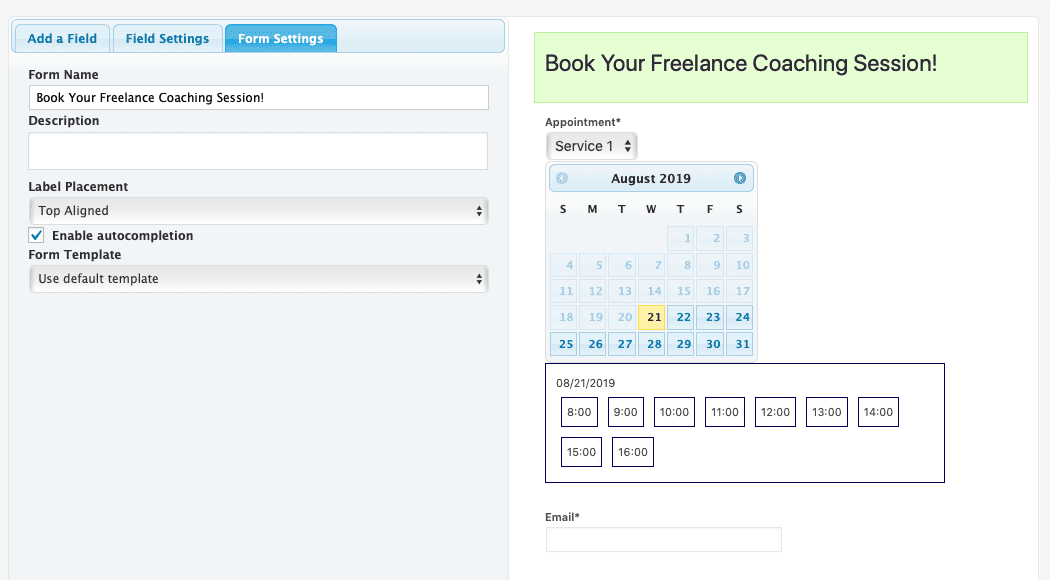 Appointment Hour Booking: Plugin Overview