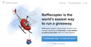 How to Hold a Rafflecopter Giveaway with WordPress