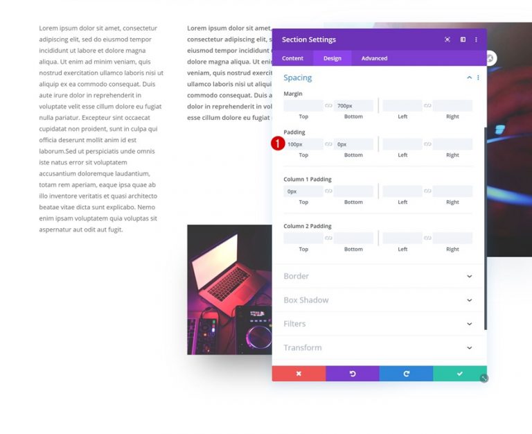 Creating Inline Scroll Reveals with Divi