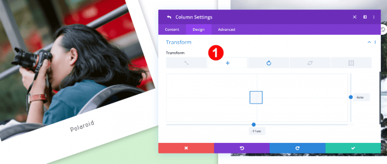 Creating a Polaroid Hero Section with Divi’s Transform Options