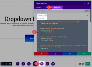 How to Create a Dropdown Menu Button Using Divi's Fullwidth Menu Module