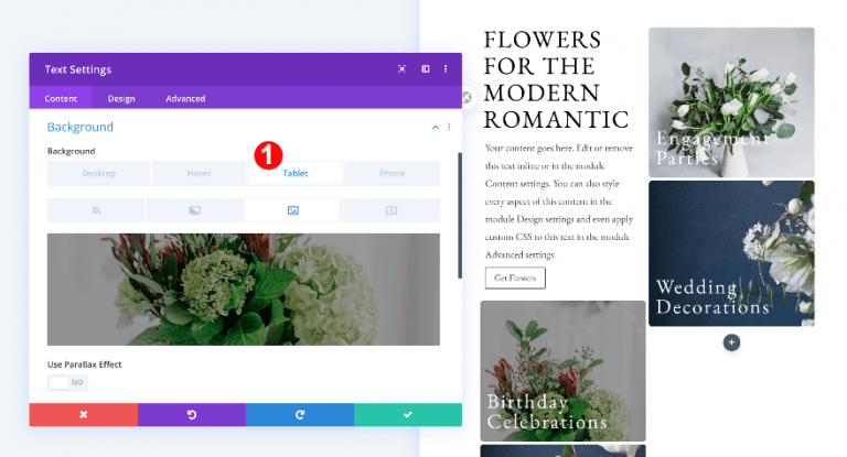 Using Module Backgrounds to Display Inline Parallax Images with Divi
