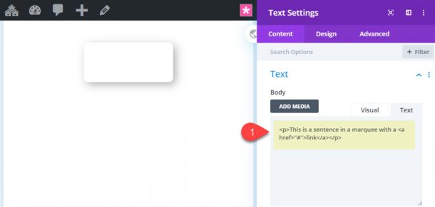 How to Create a Simple Text Marquee with Divi