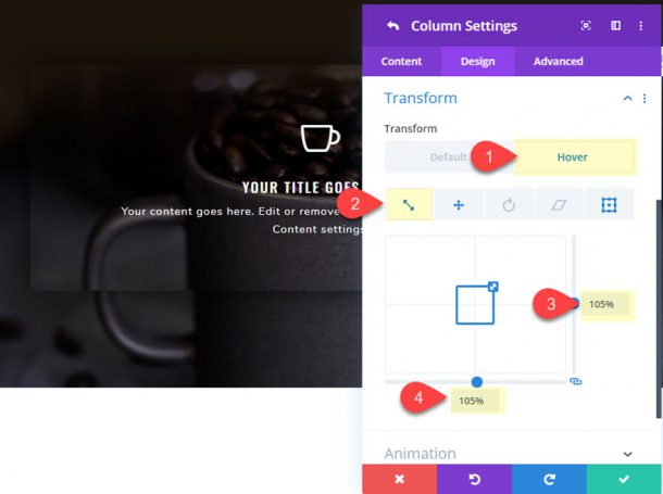 How To Combine Hover Effects With Css Parallax Backgrounds In Divi