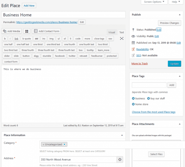 How to Create a Business Directory Using WordPress and GeoDirectory