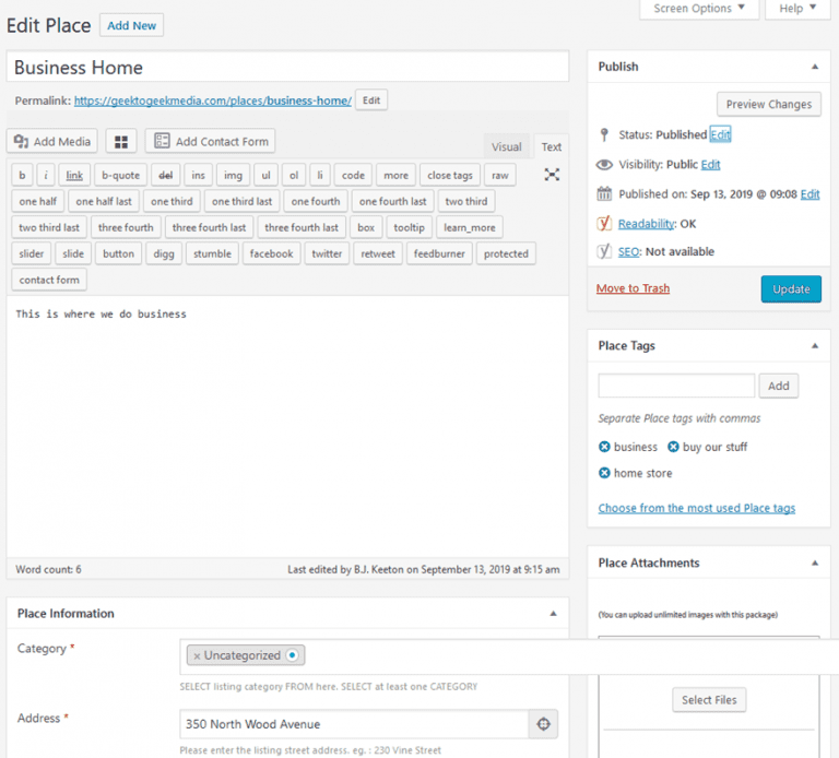 How to Create a Business Directory Using WordPress and GeoDirectory