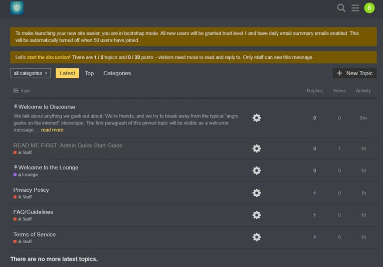 How to Install and Run a Community Forum with Discourse