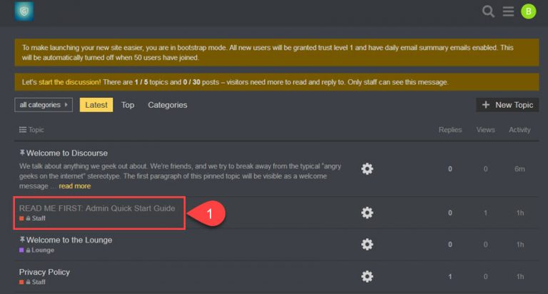 How to Install and Run a Community Forum with Discourse