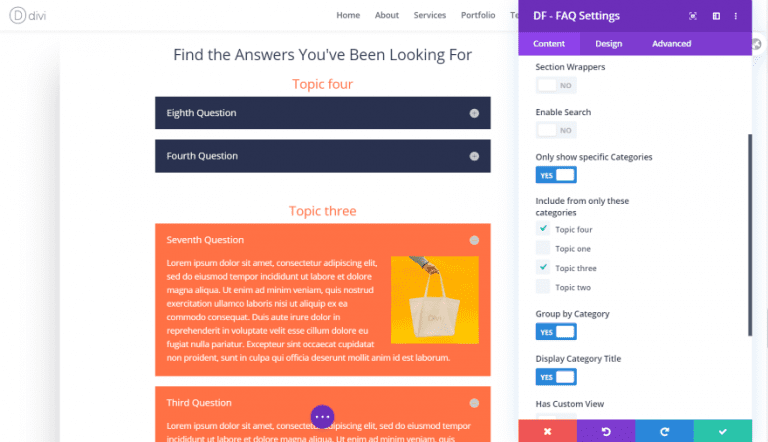 Divi Plugin Highlight: FAQ Plugin